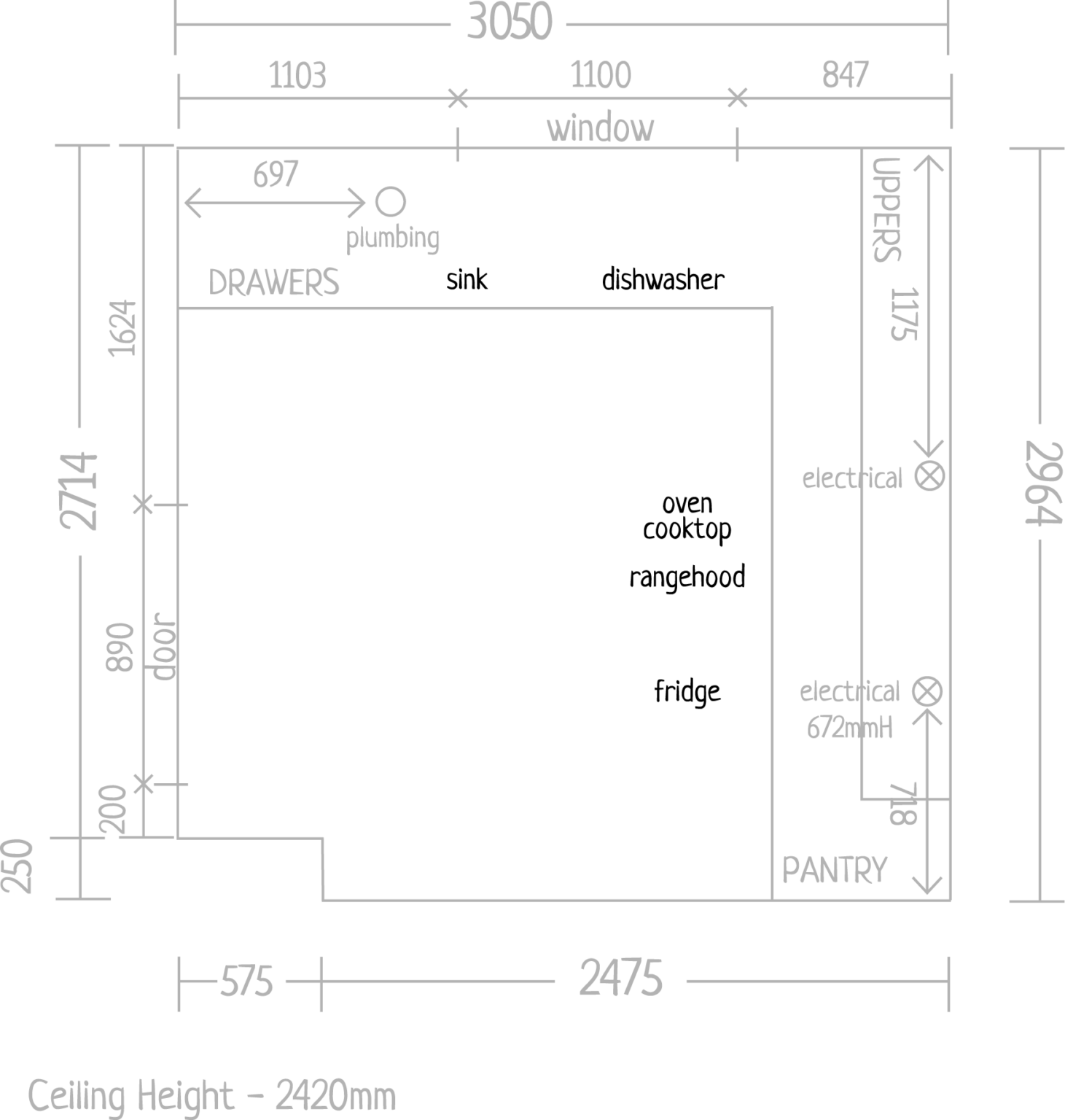 How-To Sketch Your Space | U-Install-It Kitchens